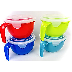 Regent Products Plastic Soup Food Bowl Set, 28 fluid ounces