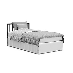 Graco Teddi 4-in-1 Convertible Mini Crib with Bonus Water-Resistant Mattress (Black) – GREENGUARD Gold Certified, 2.75-Inch Mattress Included, Convenient Size, Easy 30-Minute Assembly