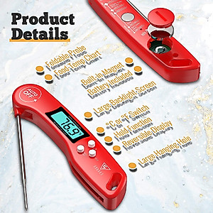 DOQAUS Digital Meat Thermometer [2 Pack] (CP1)