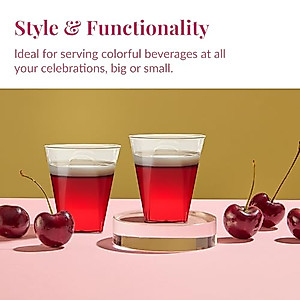 Prestee Clear Plastic Shot Glasses, 2 oz Disposable Shot Glasses - Bulk 100 Pack, Durable Small Cups for Shots, Mini Drinkware for Parties, Events, Reusable or Disposable - Crystal Clear Design