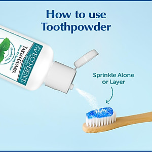 Eco-Dent TartarGuard Baking Soda Toothpowder, Fresh Mint 2 oz
