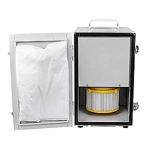 Funwill Dental Lab Dust Collector, 110V/370W Dental Lab Digital Single-Row Dust Collector Artificer Room Vacuum Cleaner for Laboratory - Shipping from USA