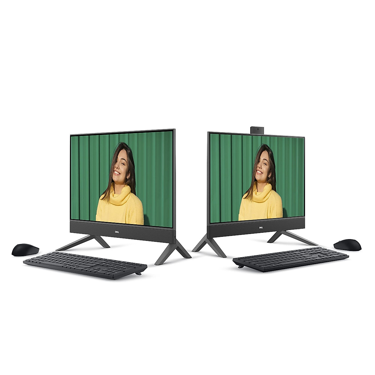 Dell Inspiron 5415 All in One - 23.8-inch FHD (1920 x 1080) Non-Touch Display, AMD Ryzen 5 5625U, 8GB DDR4 RAM, 256GB SSD, AMD Radeon Graphics, MediaTek Wi-Fi 6, Windows 11 Home - Black (Renewed)