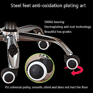 MXIAOXIA Office Chair, Breathable Mesh Computer Chair with Ergonomic Adjustable Lumbar Support Chair with Adjustable Armrest and Headrest, Soft Cushion Seat (Color : D)