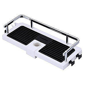 IRDFWH New Adjustable Bathroom Shelf Rack Storage Holder Shower Draining Organizer Gel Shampoo Bathroom Rod Accessories Mou