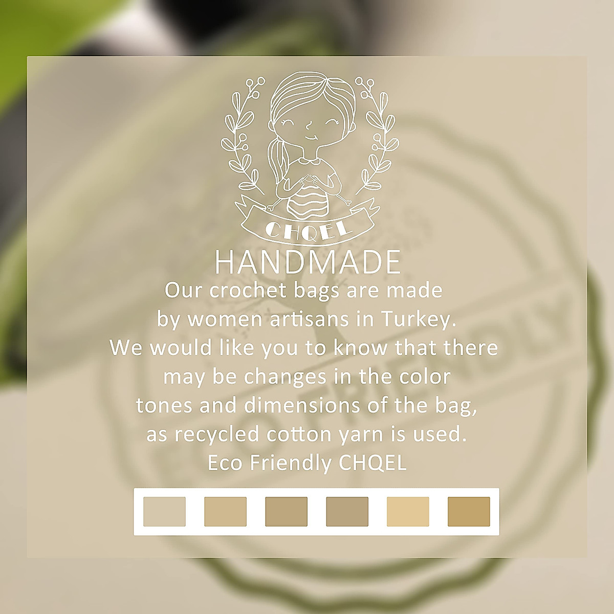 CHQEL Evening Clutch Bag for Women, Handmade Crochet Wedding Party Purse, Small Flap Formal Crossbody Handbag Evening Clutch (Beige)