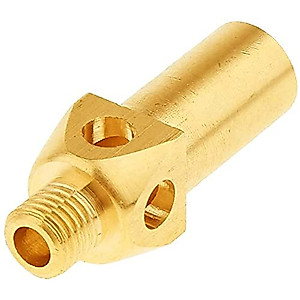 ANPTGHT 4pcs Propane Natural Gas Burner Jet Nozzle Wok Burner Brass Nozzles Sparyer for 10, 20, 23, 32, 44 Tips Cast Iron Burner fit Wok Range, Grilling, Stir Fry (Propane Gas)