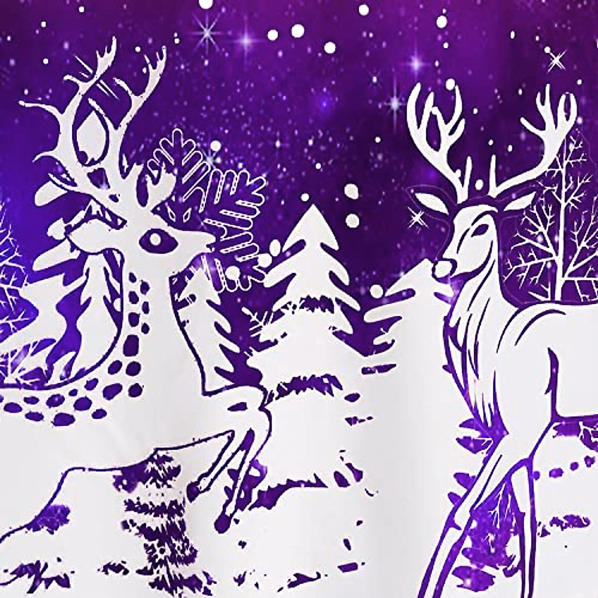 FEAPHY Women's Vintage Christmas Dress Elk Snowflake Print Sleeveless Flare Dress (3-Elk, M)