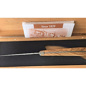 Laguiole en Aubrac Handmade Cheese Knife 'Le Buron' KMF99OLI/LZB1 Olivewood Handle