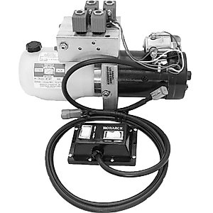 Buyers Products PU3593 Hydraulic Power Unit (Power Unit,Hydraulic 12V Dc,Snow Plow), Black