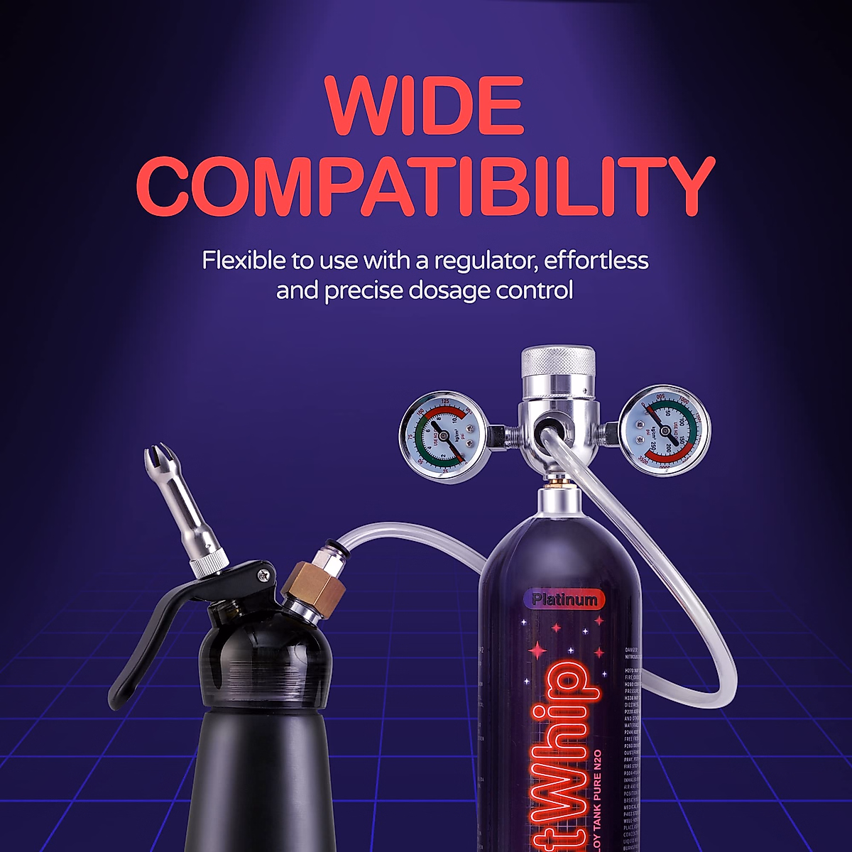 640g Whipped Cream Chargers Cylinders