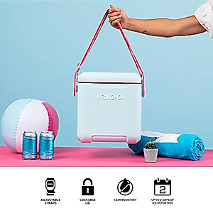 Igloo Mist 11 Qt Tag Along Too Strapped Picnic Style Cooler