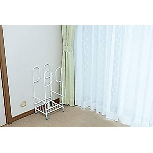 Azwil DBS01 Cardboard Stocker, White, Casters