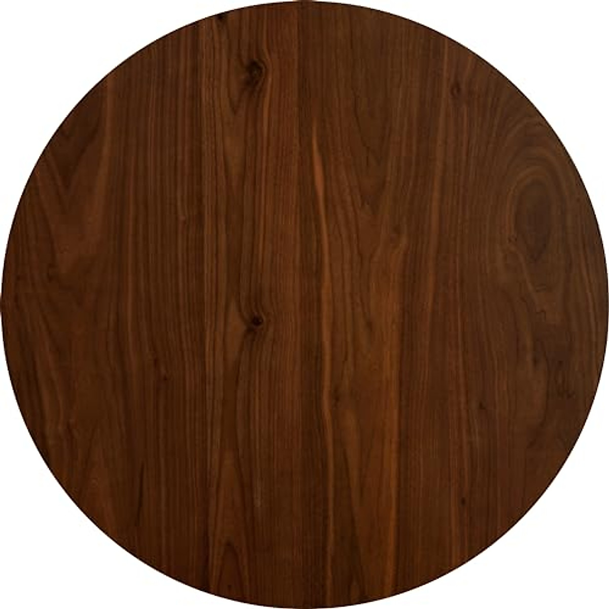 Acacia Alma Solid Wood Dining Table/Kitchen Table Round Dining Table for 4 / Dining Room Table, Patio Table, End Table, Coffee Table, Work Desk, Natural Wood Dining Table Round Kitchen Table, Walnut