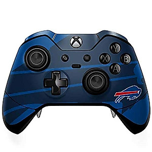 Skinit Decal Gaming Skin compatible with Xbox One Elite Controller - Officially Licensed NFL Buffalo Bills Double Vision Design
