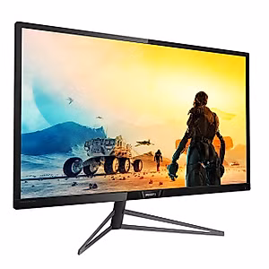 Philips Gaming 326M6VJRMB - 32 inch 4K UHD Monitor, 60Hz, 4ms, MVA, HDR600, Speakers, Height Adjust, Ambiglow (3840 x 2160, 600 cd/m², HDMI/DP/USB 3.0)