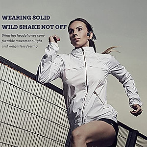 goargin Bone Conduction Headphones Open Ear Headphones Bluetooth 5.0 Sports Wireless Earphones with Built-in Mic, Sweat Resistant Headset for Running, Cycling, Hiking, Driving