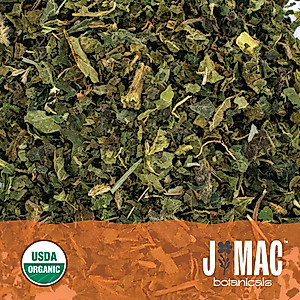 J MAC BOTANICALS Organic Nettle Leaf, Herbal Tea (4 oz, 50+ Cups) Dried stinging nettle tea, nettle leaf tea, Nettle Tea Organic, Organic Nettle Leaf Tea, Nettle Tea, Urtica dioica