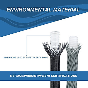 Grandiance Replacement Hose Kit for Moen Pull Down Kitchen Faucet 150259, Compatible with Moen Kitchen Sink Faucet Replacement Part 150259/187108, Reflex Moen Pull Down Hose, 68" Quick Connect Hose