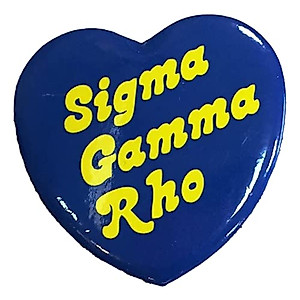 Sigma Gamma Rho Sorority Large Heart Shape Pin