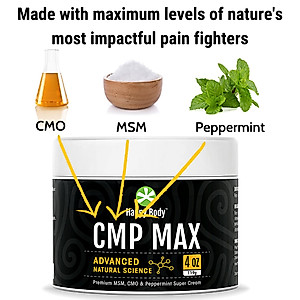 HAPPY BODY CMP MAX Natural Relief Cream [4 oz]