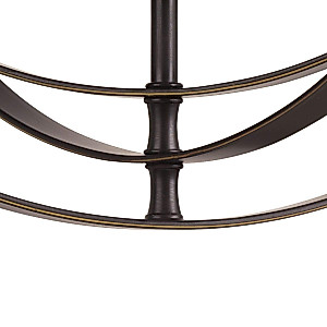 Progress Lighting P3827-20 Equinox Hall & Foyer, 16-Inch Diameter x 18-3/8-Inch Height, Bronze