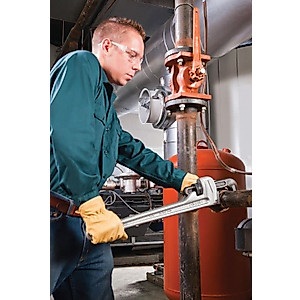 RIDGID 90107 E-910 Aluminum End Wrench, 10-inch Plumbing Wrench,Silver,Small