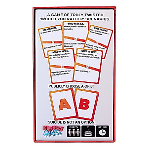 A Rock & A Hard Place Would You Rather - Card Game for Adults Party Card Games for Adults and Family, Party Games for Game Night
