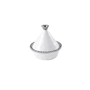 Pampa Bay Salerno Titanium-Plated Porcelain Tagine, 5 x 5in