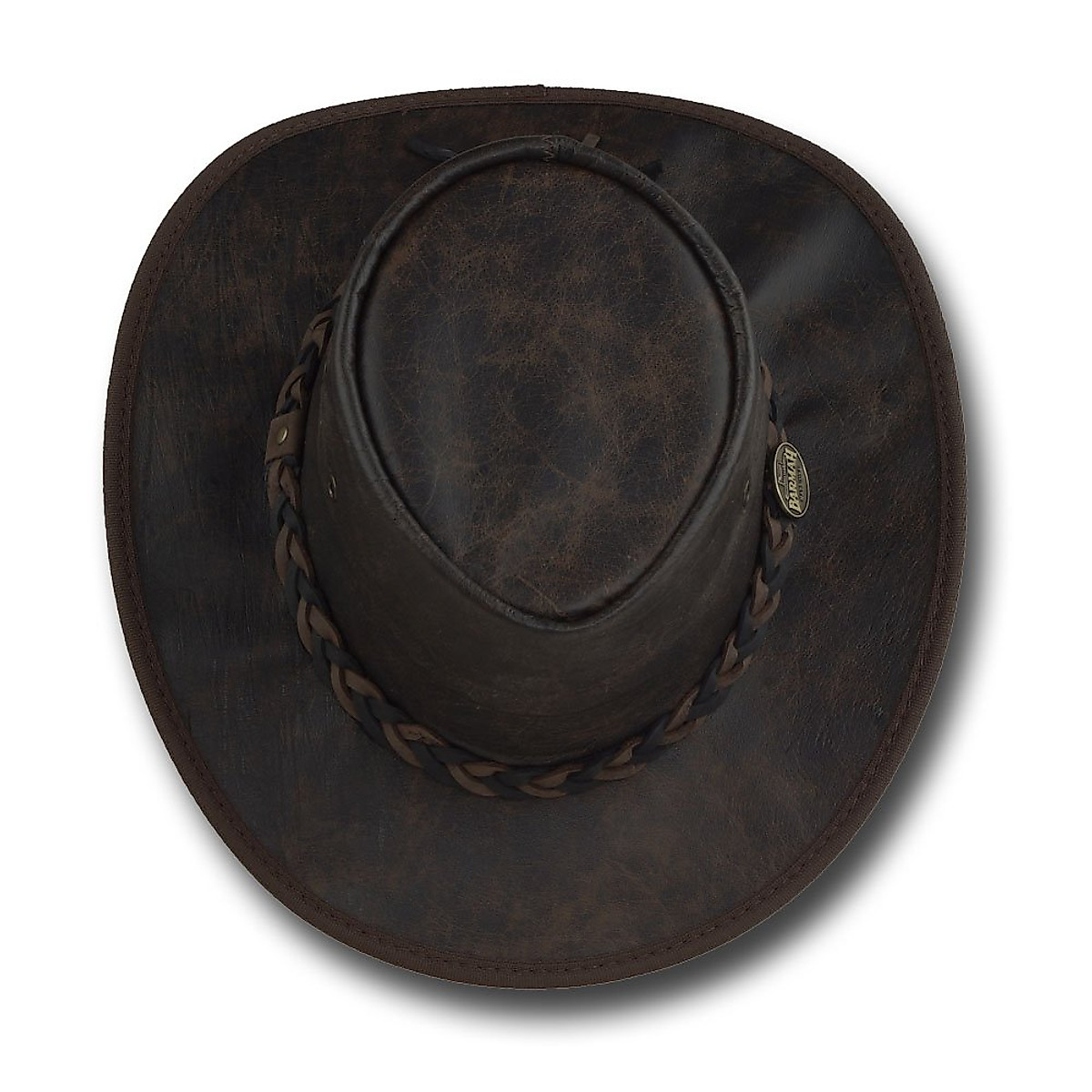 Barmah Hats Vintage Kangaroo Leather Hat - 1018VB (XLarge, Vintage)