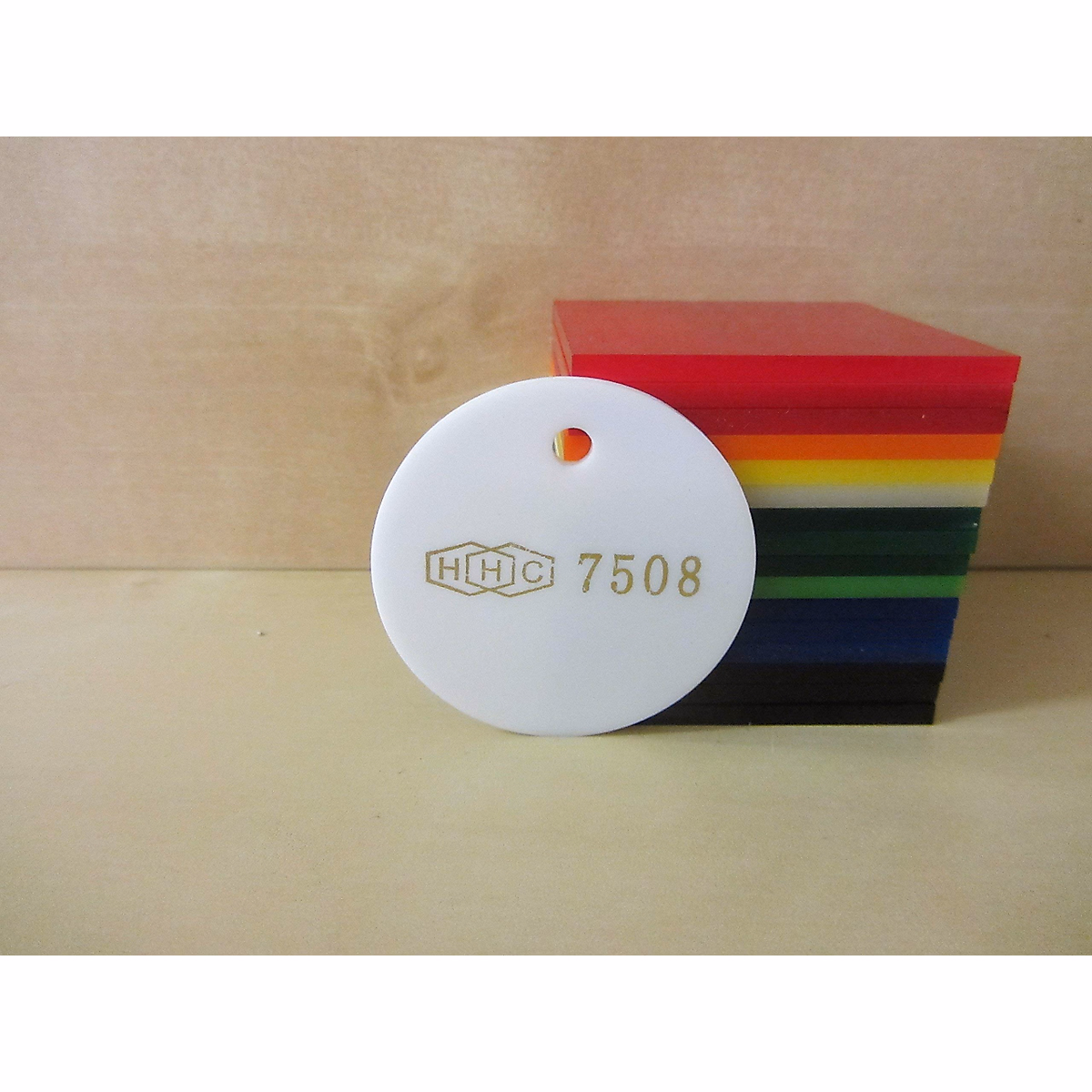 Falken Design Acrylic Plexiglass Sheet, White Translucent 55% (2447), 9" x 9" x 1/8"