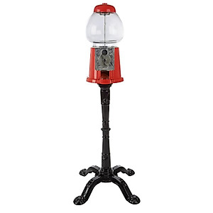 6260 Great Northern 15" Vintage Candy Gumball Machine & Bank with Stand - Everyone Loves Gumballs!