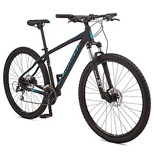 Schwinn Moab 3 Adult Mountain Bike, Mens Medium Aluminum Frame, 24 Speeds, 29-Inch Wheels, Hydraulic Disc Brakes, Black