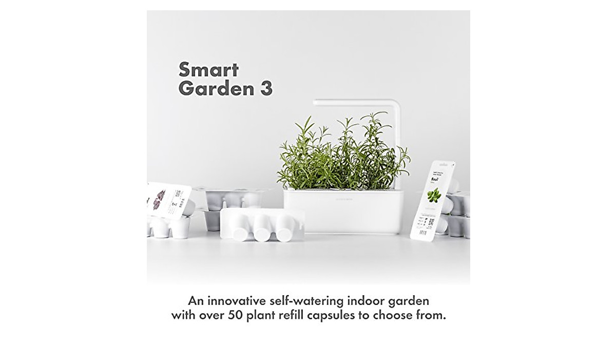 Smart Indoor Herb Garden Kit with LED Grow Light