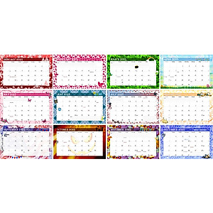 2025 Photo Frame Wall Spiral-bound Calendar (Add Your Own Photos) - 12 Months Desktop/Wall Calendar/Planner - (Edition #08)
