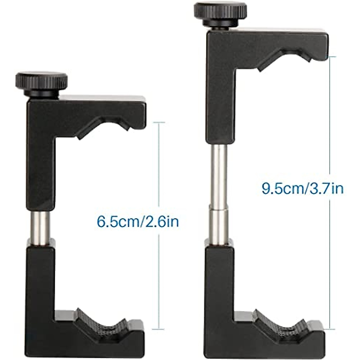 Ulanzi Aluminum 1/4'' Phone Tripod Mount for iPhone 13 Pro Max X 8 Samsung Smartphones with Adapter Mount for Gopro Hero 10 9 8 Session Xiaomi Yi 4K SJCAM SJ4000 Eken H9 Action Camera Accessory