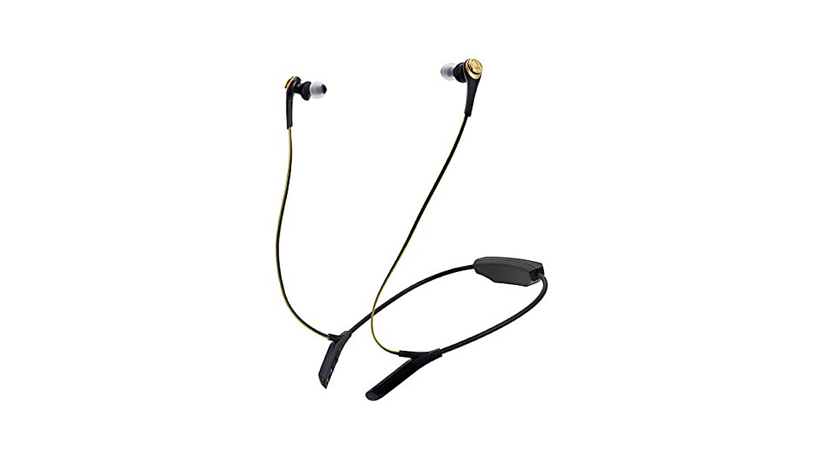 Audio-Technica Solid Bass Wireless Earbuds w/ Mic & Control