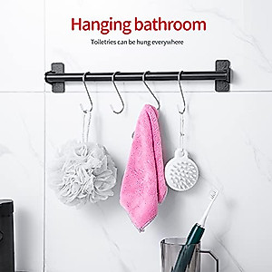 NewFamily 40 Pack S Hooks Stainless Steel for Hanging,Heavy Duty S Shaped Hooks for Hanging Clothes, Metal Hooks for Kitchen,Wardrobe,Work Shop,Bathroom,Garden,Office