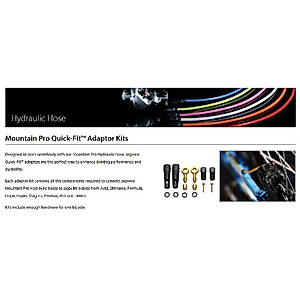 JAG Wire HFA802 Mountain Pro Hydraulic Quick-Fit TEKTRO (Hydraulic Brake Adapter)