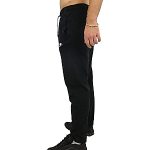 Nike NSW Club Pants Open Hem Jersey Black/White LG