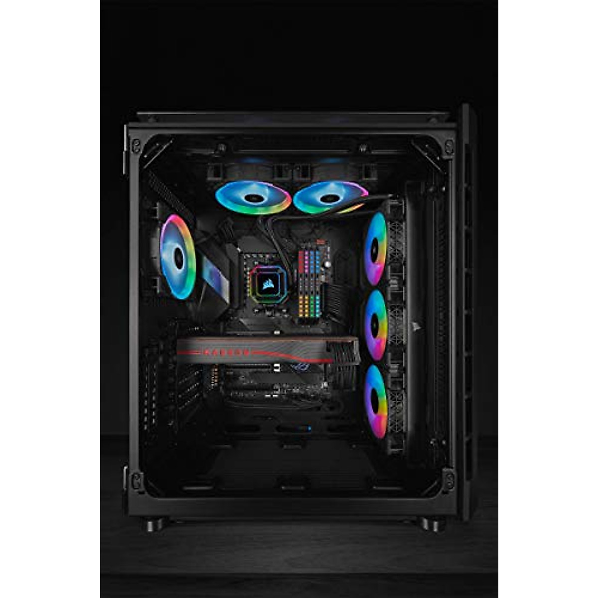 Corsair iCUE H150i Elite Capellix Liquid CPU Cooler, RGB Pump + Fans, 360mm for Radiator