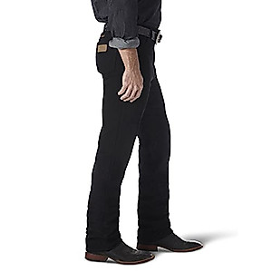Wrangler Men's 0936 Cowboy Cut Slim Fit Jean, Shadow Black, 34W x 32L