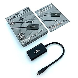 Kaico SEGA Saturn 1080p HDMI Adapter - for use with Sega Saturn - Supports S Video Output – Supports PAL and NTSC Consoles – Aspect Ratio Switch for 16:9 or 4:3