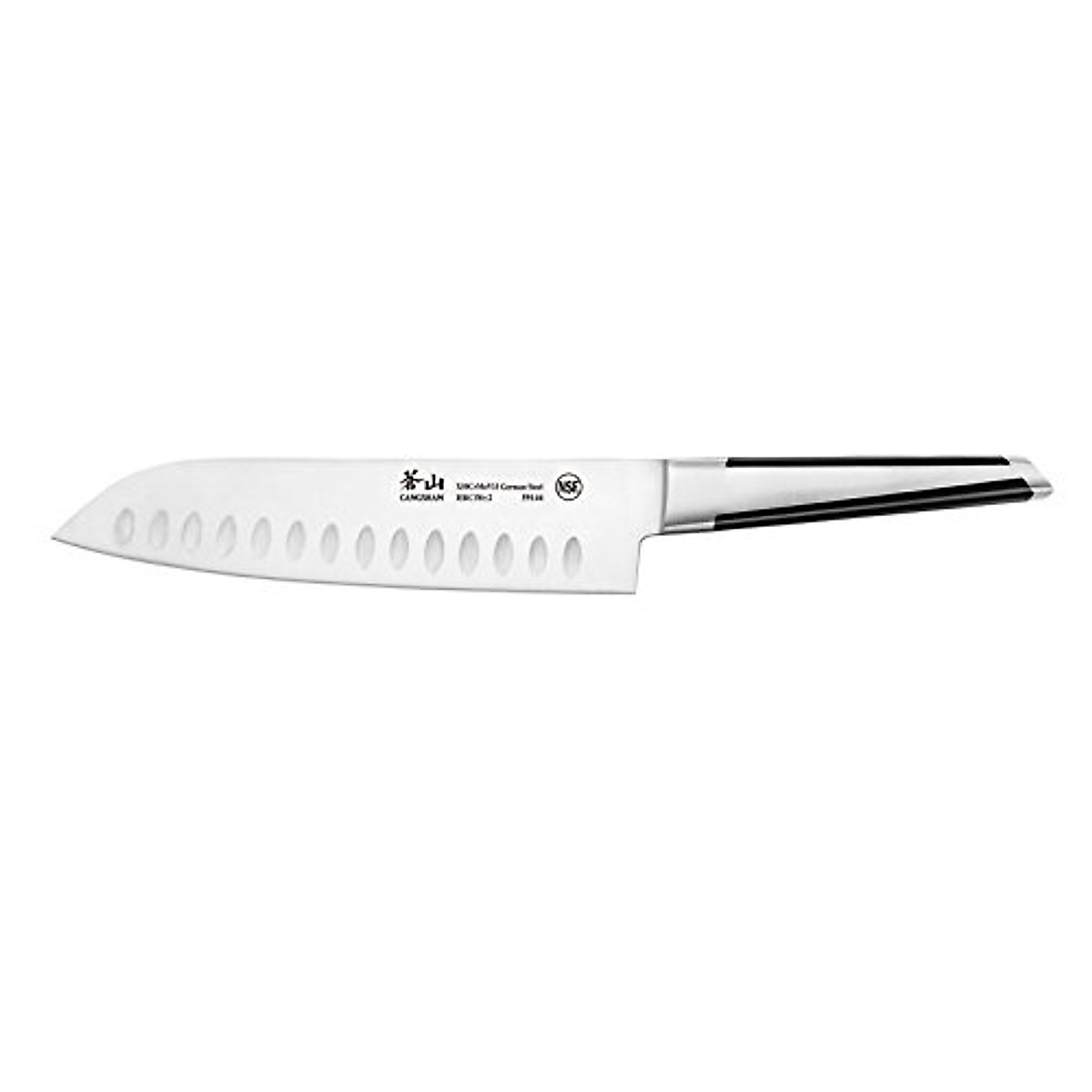 Cangshan X Series 59144 German Steel Forged Santoku Knife, 7-Inch