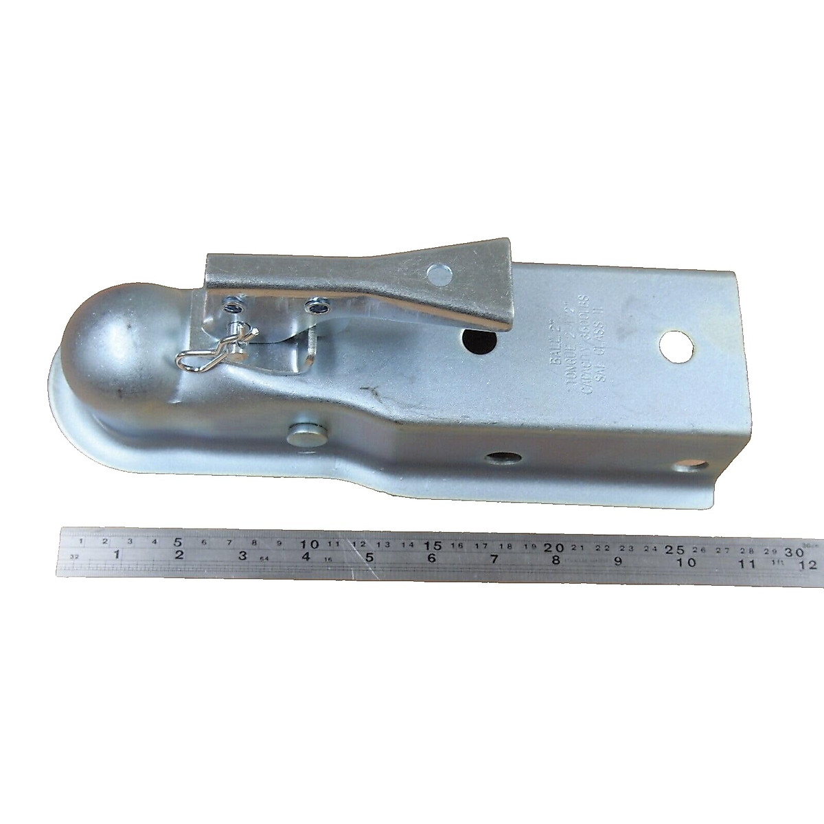 2" x 2-1/2" Trailer Hitch Ball Coupler 2" Hitch Ball 2-1/2" Tongue 3500LBS