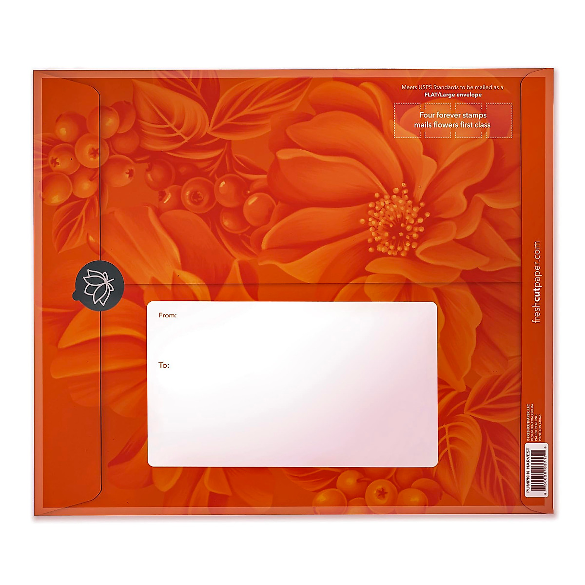 Freshcut Paper Pop Up Cards, Pumpkin Harvest 12 inch Paper Flower Bouquet Greeting Cards with Blank Note Card & Envelope, Thanksgiving Cards, Fall Cards, Sunflower Birthday Gifts for Women