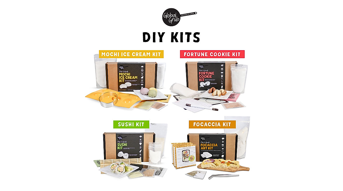 Global Grub DIY Mochi Ice Cream Kit - Make 32 Pieces at Home