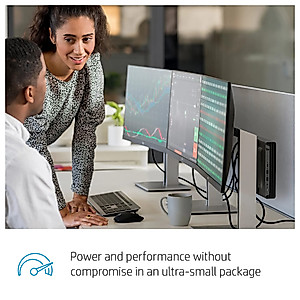 HP EliteDesk 800 G6 Business Mini Desktop, Intel Core i5-10500T Processor, 16GB DDR4 RAM, 256GB PCIe SSD, RJ-45, Displayport, Wired KB & Mouse, Wi-Fi, Windows 11 Pro