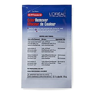 L'Oréal Technique Effasol Hair Color Remover, Removes Color Build-Up, Leaves Hair Ready For Recoloring