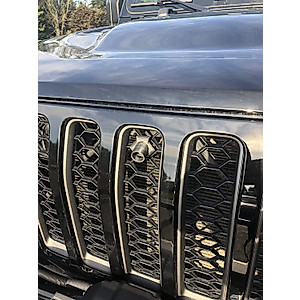 Z Automotive Front Camera Kit - Fits Jeep Wrangler JL 2018-2021 - Grille-Mounted Install Kit - Perfect for the Trail or Parking